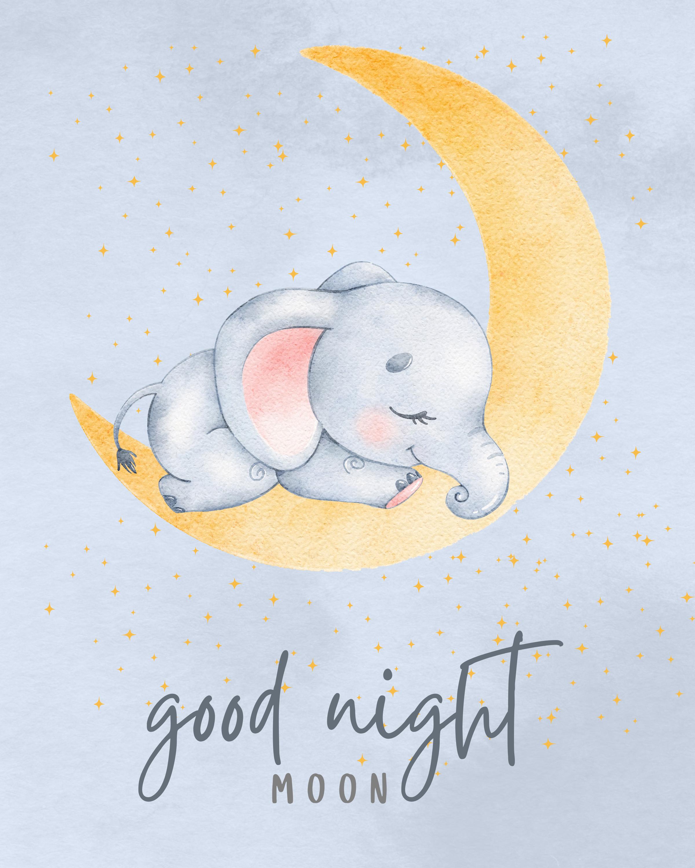 Goodnight Moon Nursery Room Poster - Etsy
