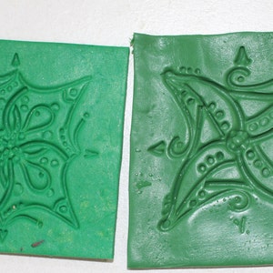 Set of 4 Original Sculpted Molds "victorian Squares" - Etsy