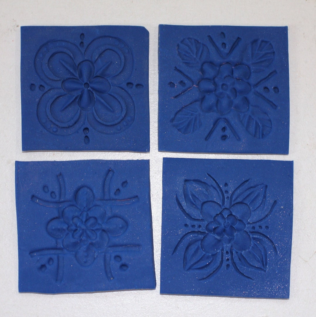 Set of 4 Original Molds "deco Flowers" - Etsy