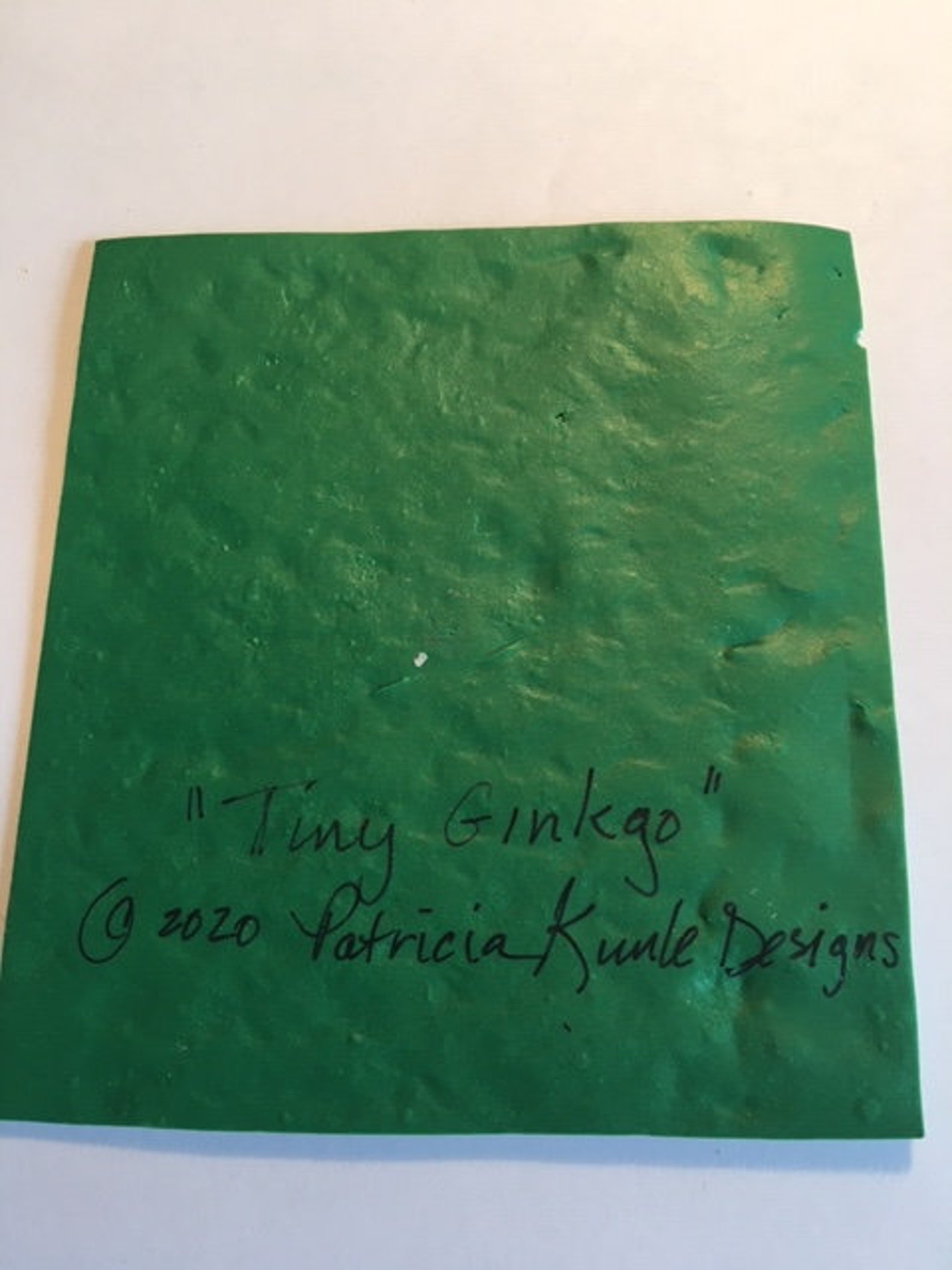 Original Sculpted Mold Sheet, "tiny Ginkgo" Pattern - Etsy