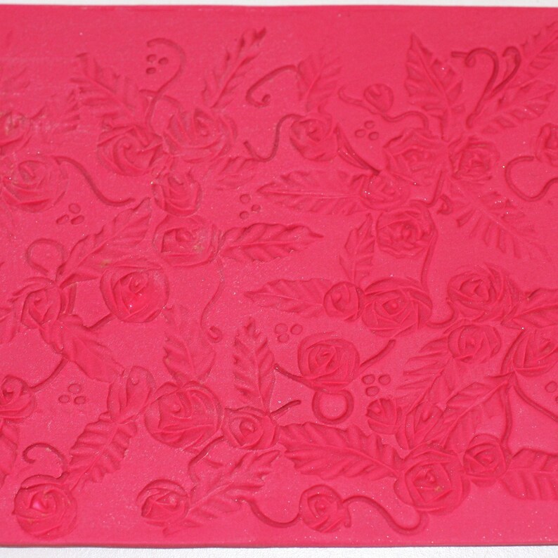 Original Sculpted Mold Sheet "roses in Bloom" - Etsy