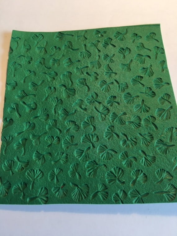 Original Sculpted Mold Sheet tiny Ginkgo Pattern - Etsy