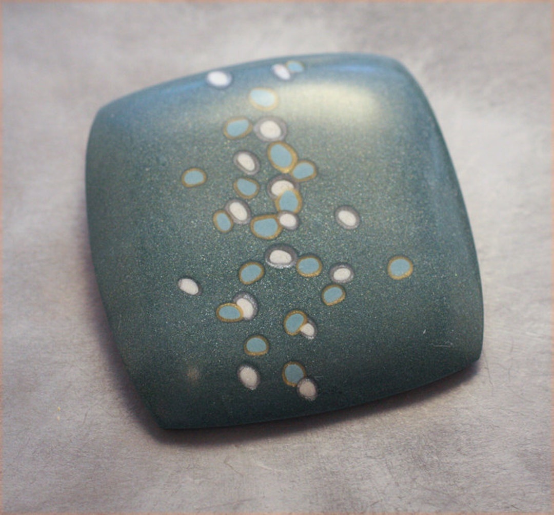 Teal Pin With "bubbles" Pattern - Etsy