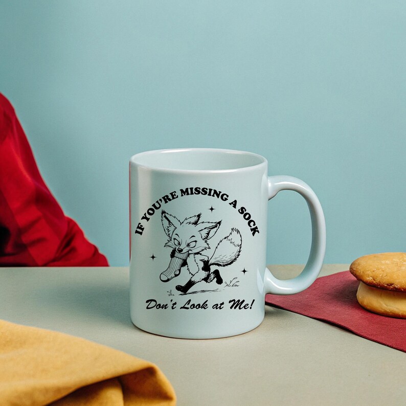 If You’re Missing a Sock Don't Look at Me SVG, Sneaky Fox PNG, Funny ...