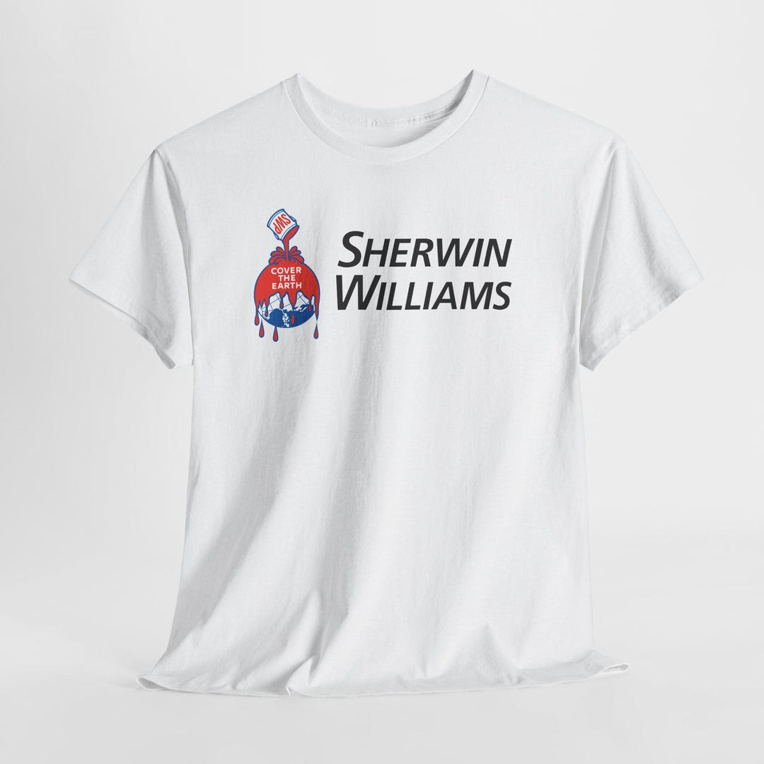Sherwin Williams Paint Drip Logo T-shirt | Paint Company Tee - Etsy