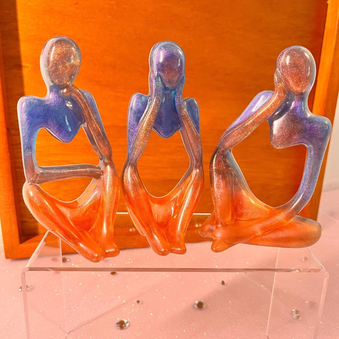 Resin Statue Set-home Decorations-thinking Statue Decoration-matching ...