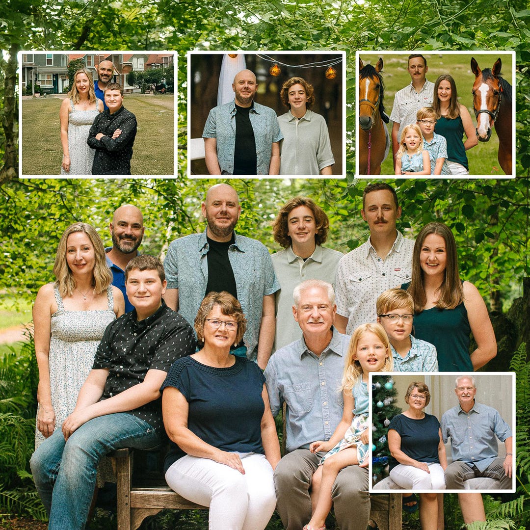 Realistic Merge of Different Photos, Add Someone to Photo, Add Deceased ...