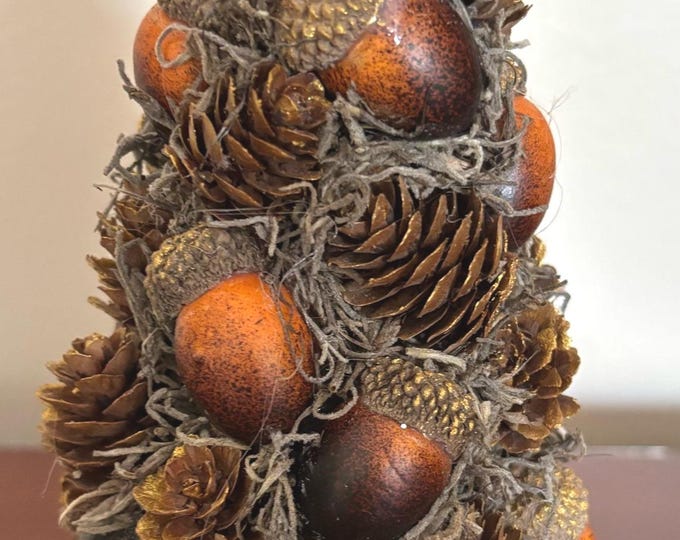 Handcrafted Pine Cone & Acorn Tree: Rustic Fall Centerpiece - Etsy