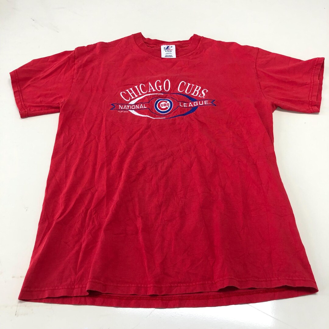 Vintage Chicago Cubs Logo Athletic T Shirt Size Large - Etsy
