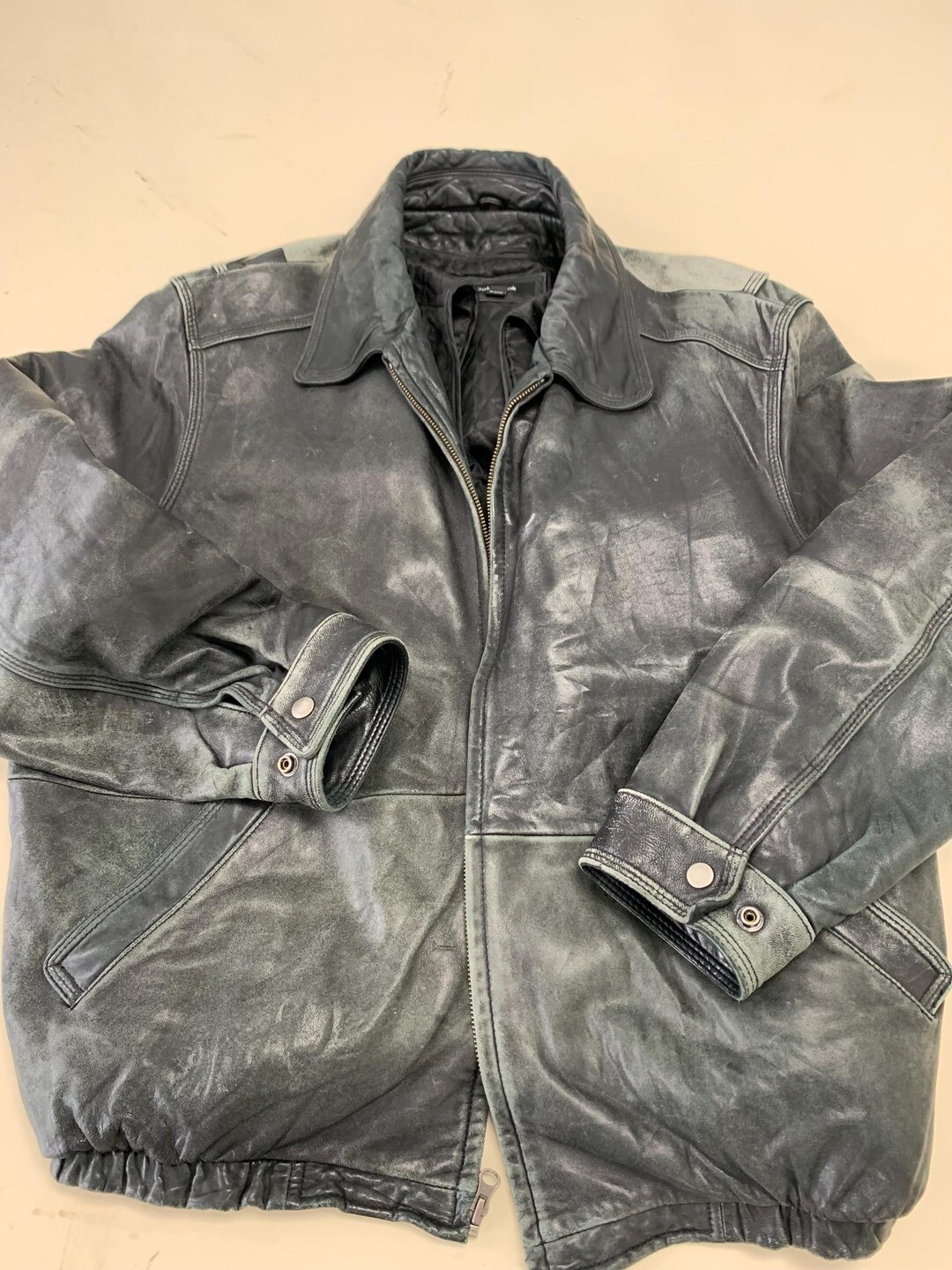 Vintage Colebrook Leather Jacket Size Large 90s - Etsy