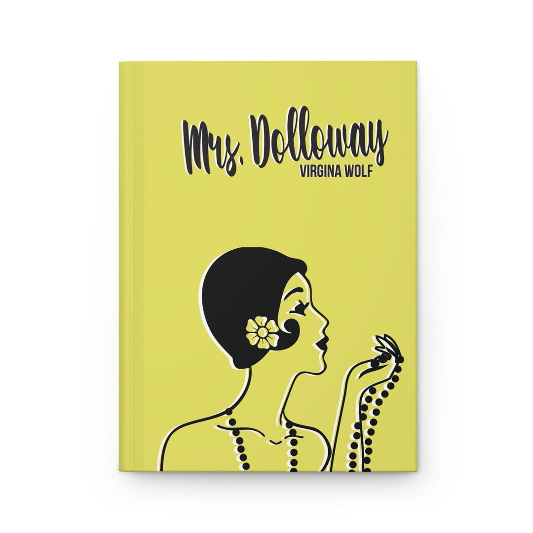 Mrs Dalloway Book Cover Elegant Journal L Bookish Gift for Teachers L ...