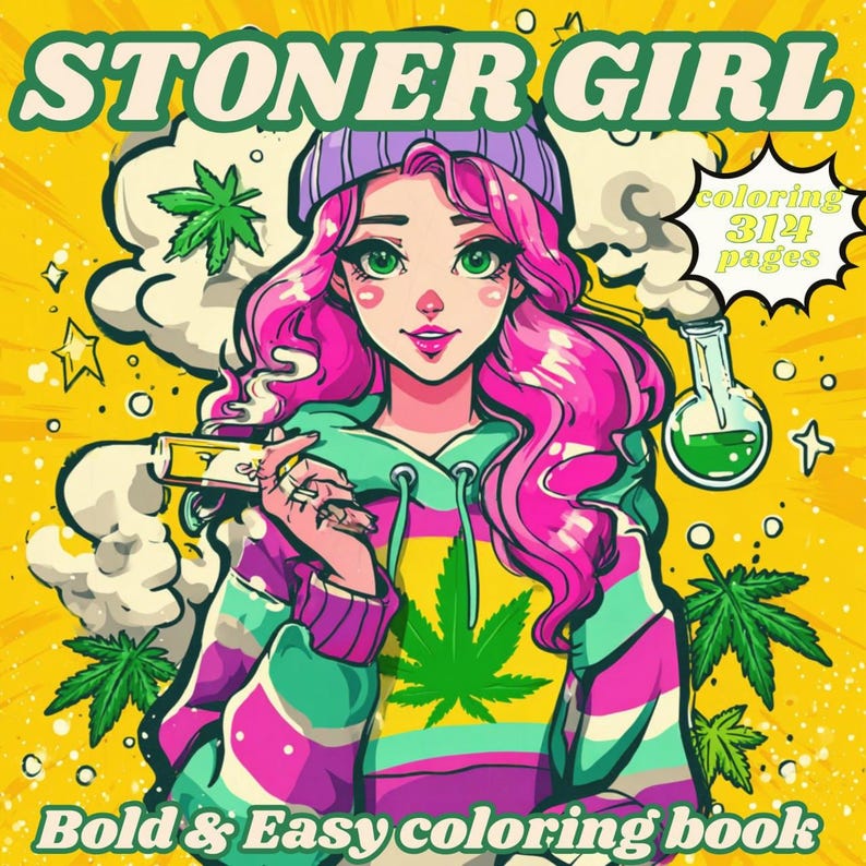 Coco Wyo Stoner Girl Coloring Book PDF – 314 Printable Pages for Kids ...