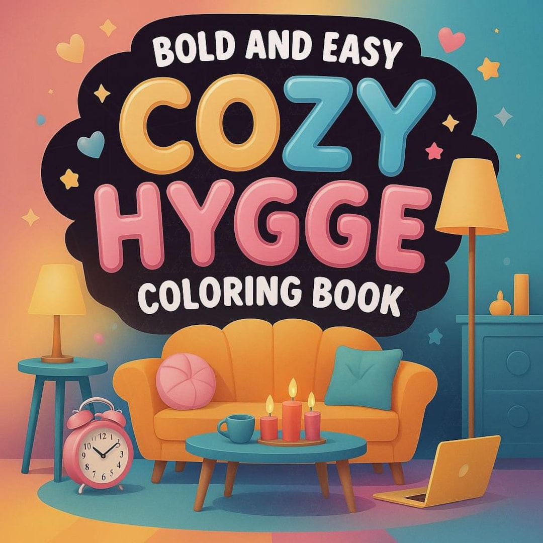 Coco Wyo Cozy Hygge Coloring Book PDF – 55 Printable Pages for Kids ...