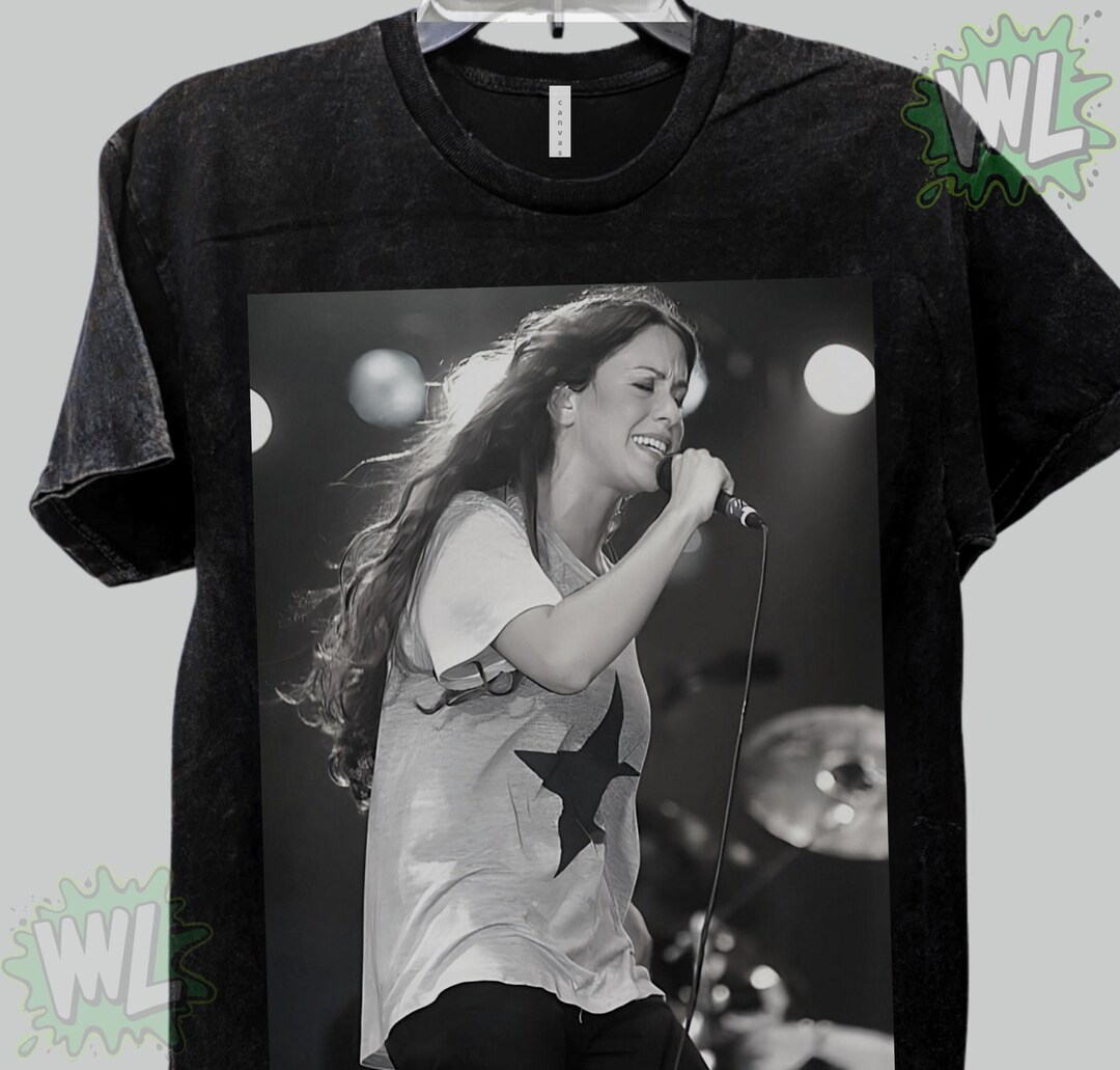 Alanis Morissette T-shirt | Vintage 90s Retro Rock Tee | Classic ...