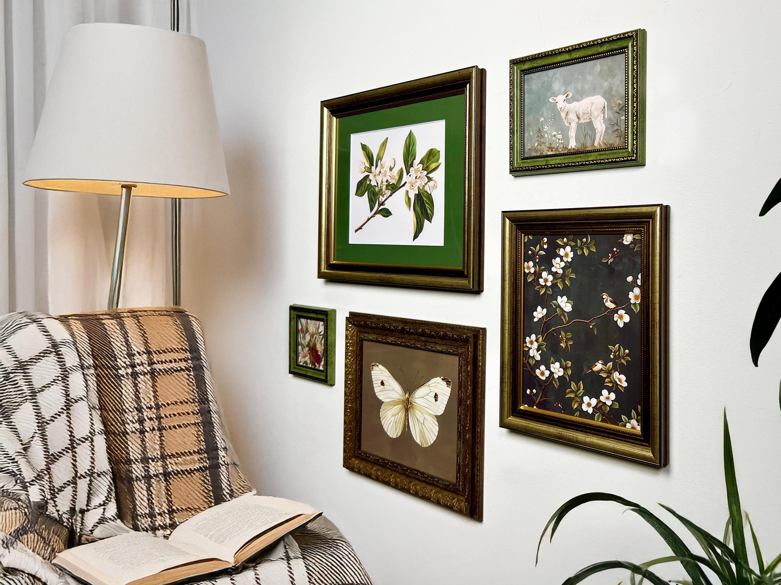 Retro Picture Set – Vintage Prints & Matboard, Family Gift, Photo ...