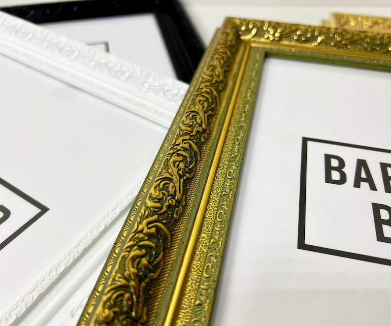Custom Ornate Vintage Picture Frames – Antique Baroque Style Wall Decor ...