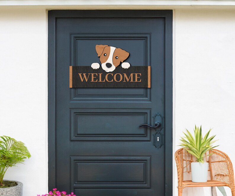 Personalized House Sign With Dog Breeds & Cats - Custom Engraved ...
