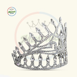 DOI Crown, Masonic Daughter of ISIS Crown Silver Tone With in Premium ...
