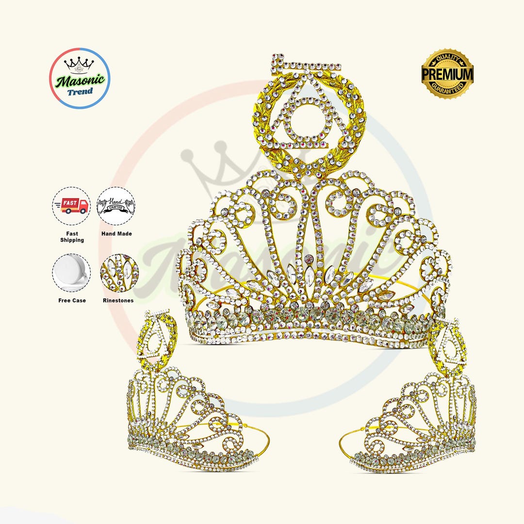 LOCOP Crown, Masonic Ladies of Circle of Perfection Grand Worthy Crown ...