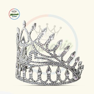 DOI Crown, Masonic Daughter of ISIS Crown Silver Tone With in Premium ...
