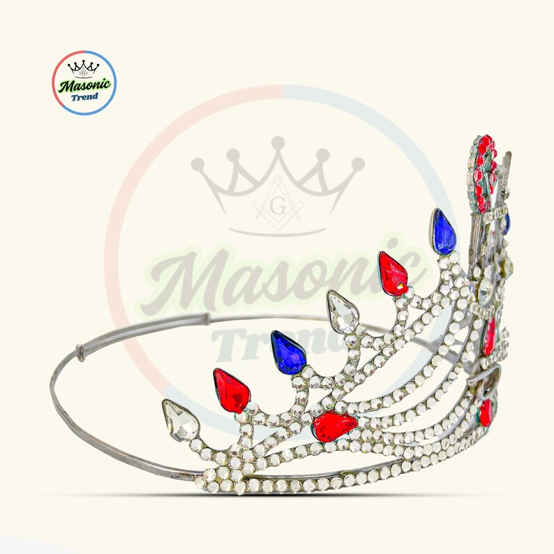 HOJ Crown, Masonic Heroines of Jericho Crown 12 Pointes Hand Made in ...