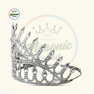 DOI Crown, Masonic Daughter of ISIS Crown Silver Tone With in Premium ...