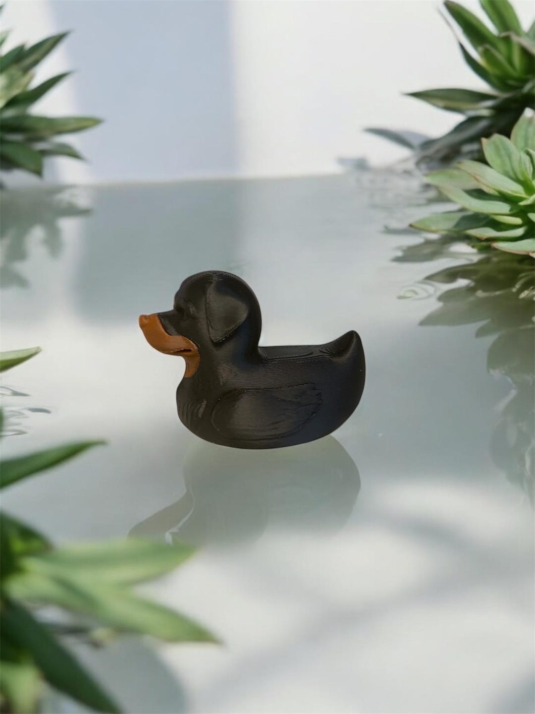 Rottweiler Duck – 3D Printed Mini Rottweiler Gift | Jeep Duck Dashboard ...