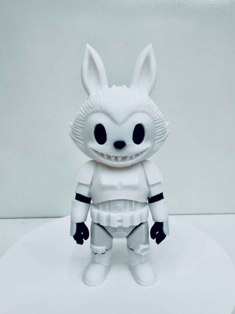 Figura de Stormtrooper de Labubu / Juguete inspirado en Labubu / Figura ...