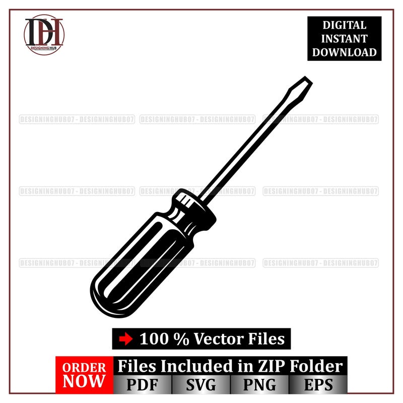 Screwdrivers Clipart - Etsy UK