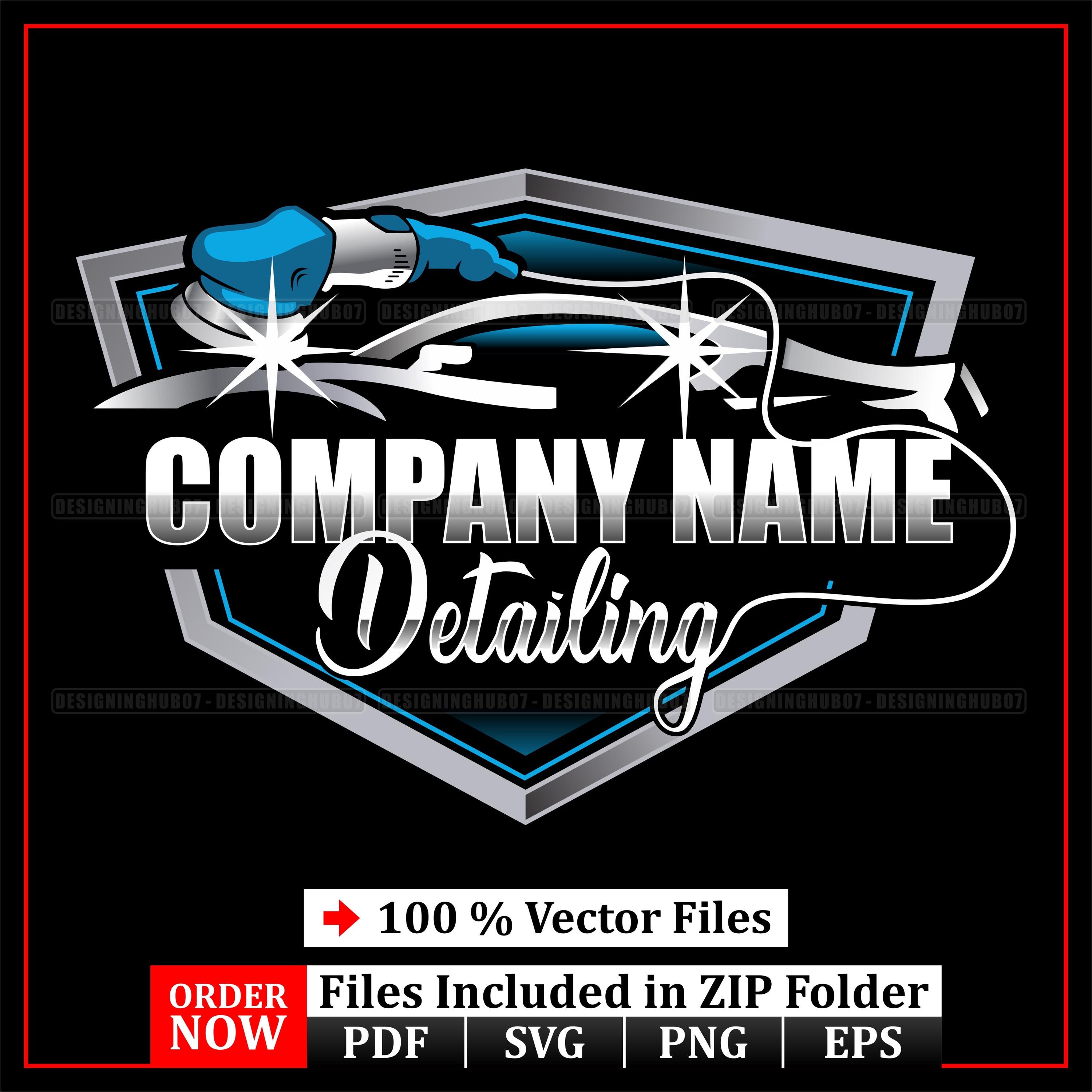 Car Detailing Logo: Auto Polishing Buffer Machine Design (digital ...
