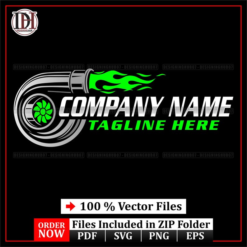 Turbo Logo, Turbo Logo Svg, Custom Turbo Car Logo, Racing Automotive ...