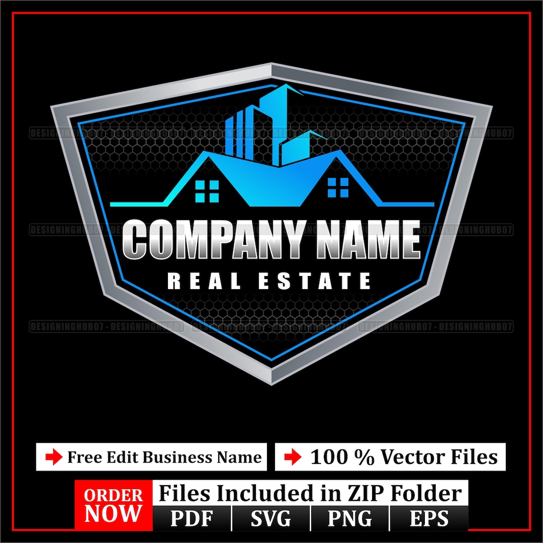 Real Estate Logo Svg, House Logo, Modern Real Estate Logo Design ...