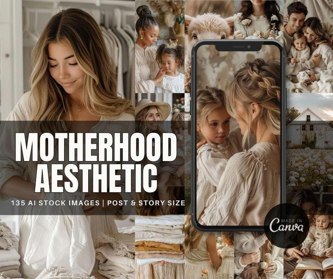 Motherhood Aesthetic Imagery Collection | 135 Luxe Stock Photos ...