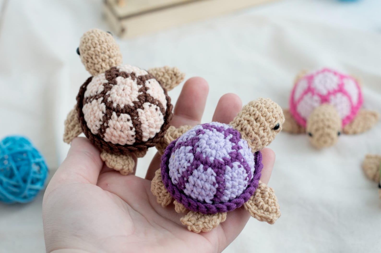 Crochet Baby Turtle Pattern, Succulent Shell (PDF Pattern) - Etsy