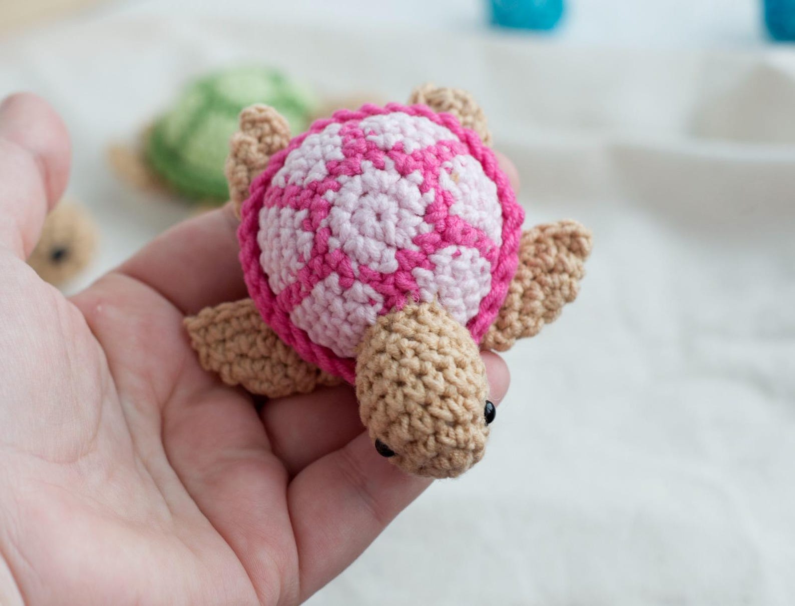 Crochet Baby Turtle Pattern, Succulent Shell (PDF Pattern) - Etsy