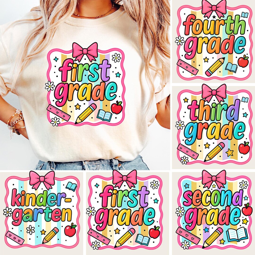First Day of School Bundle Png, Back to School Bundle Png, School Png ...