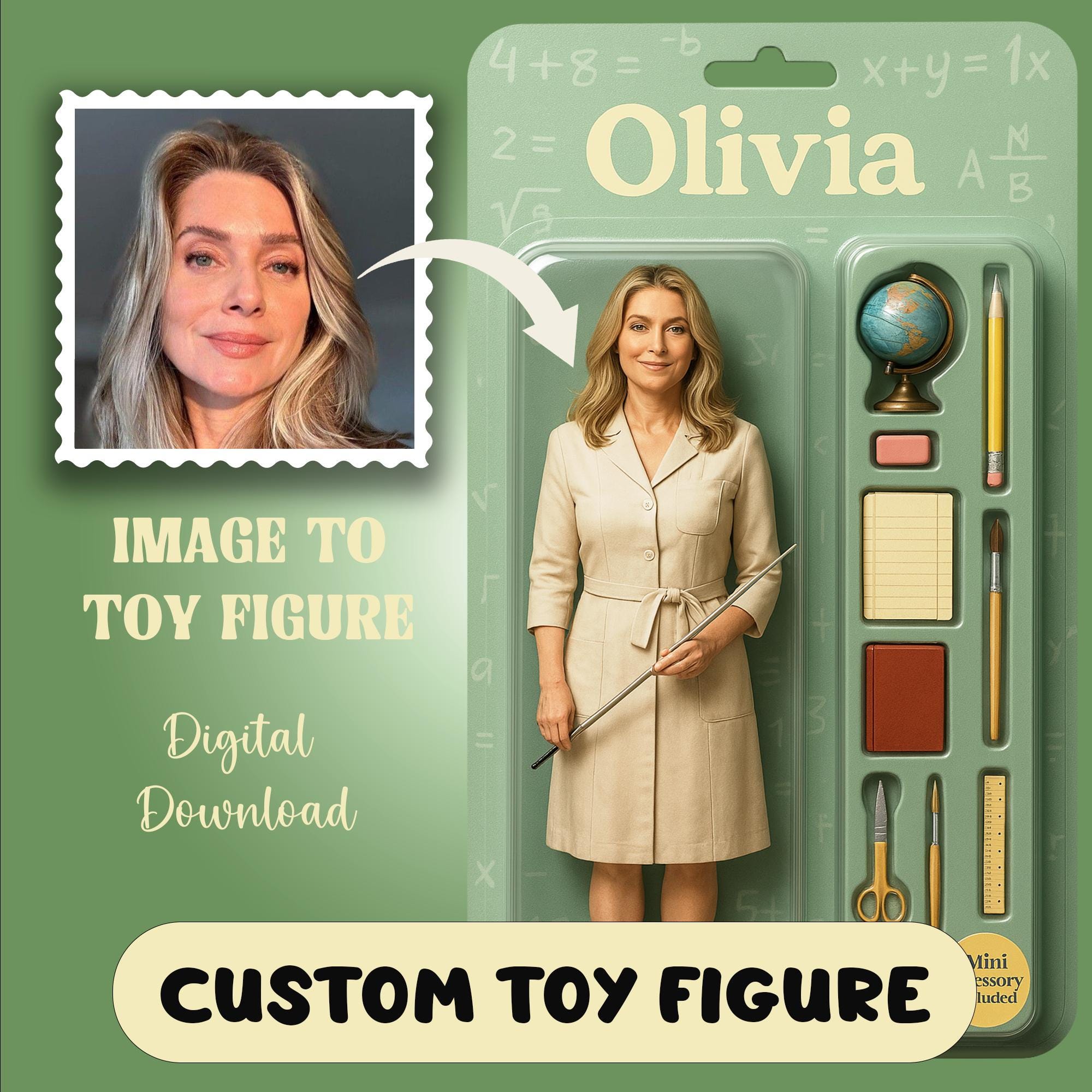 Custom Toy Figure Digital, Personalized Action Figure Design ...