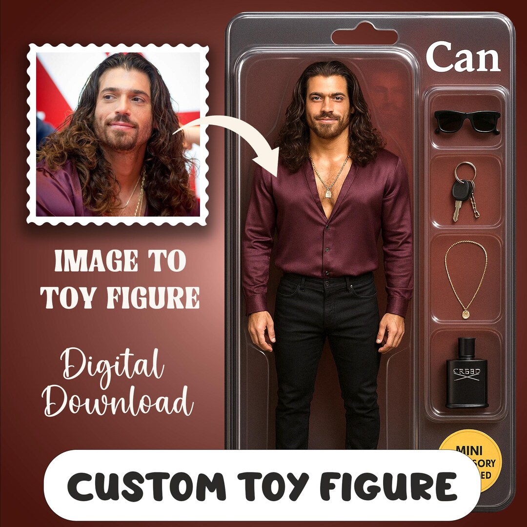 Custom Toy Figure Digital, Personalized Action Figure Design ...