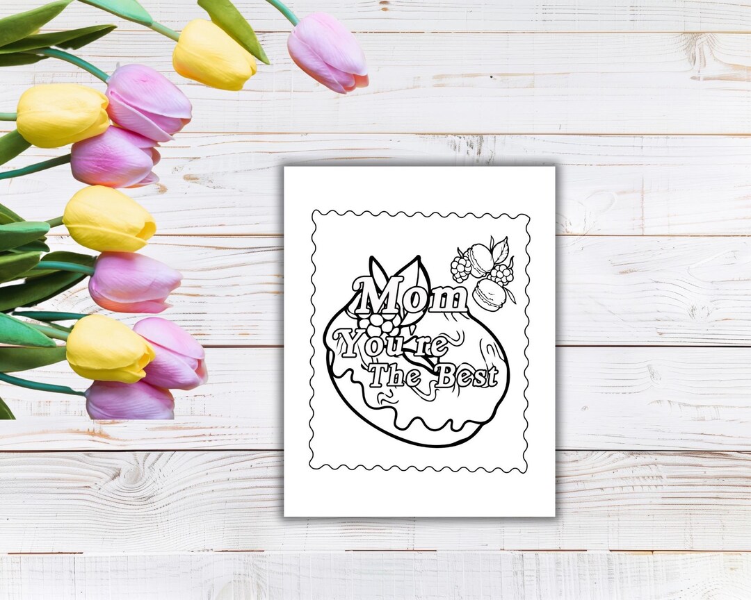 Mother’s Day Coloring Pages | Kids Craft Activity | Cute Animals ...