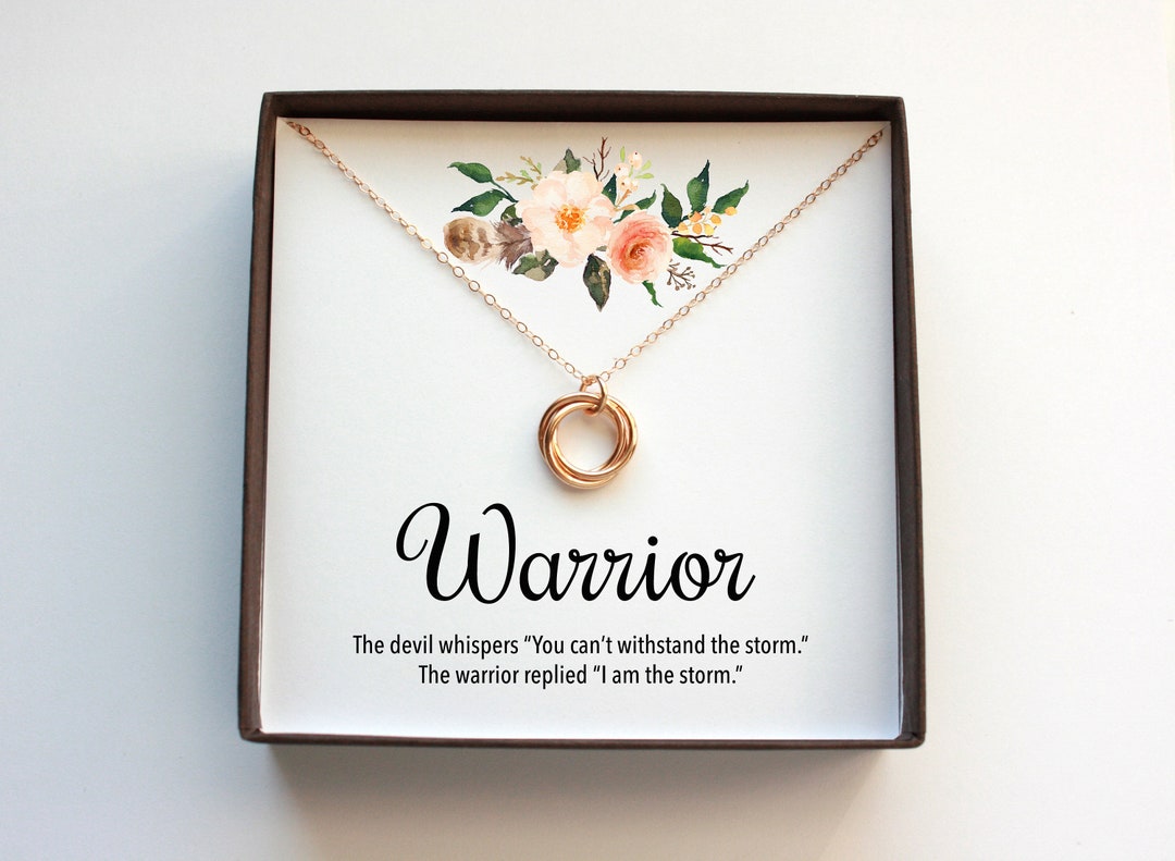 Encouragement Gift Necklace, Empowerment Gift, Survivor Jewelry ...