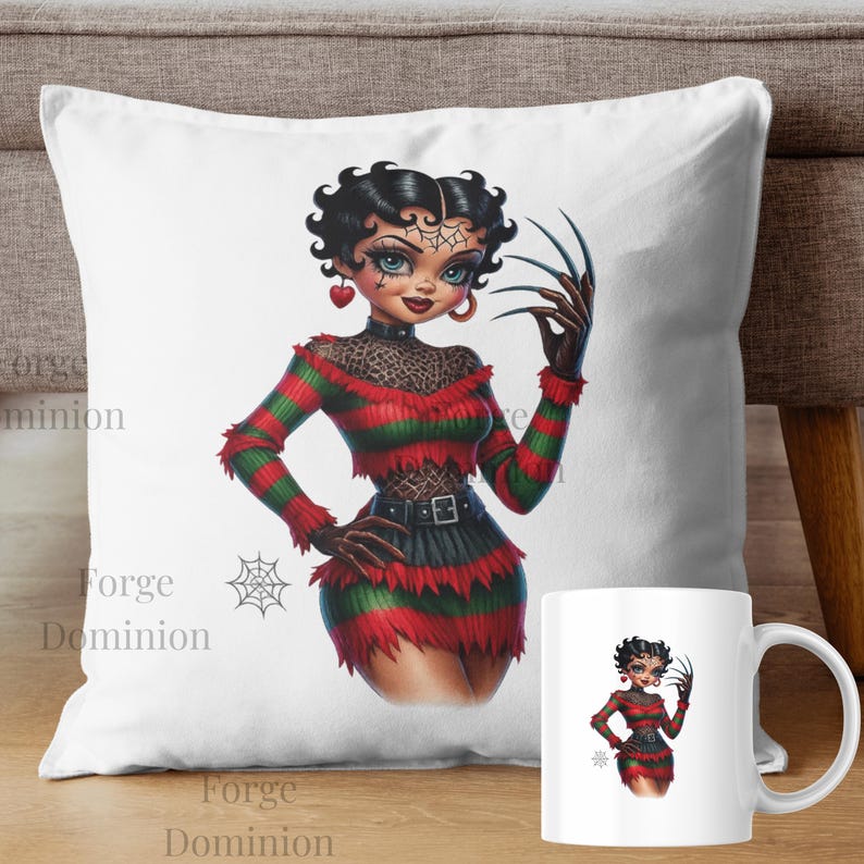 Halloween Pinup Girl PNG: Horror Movie Character (digital Download) - Etsy