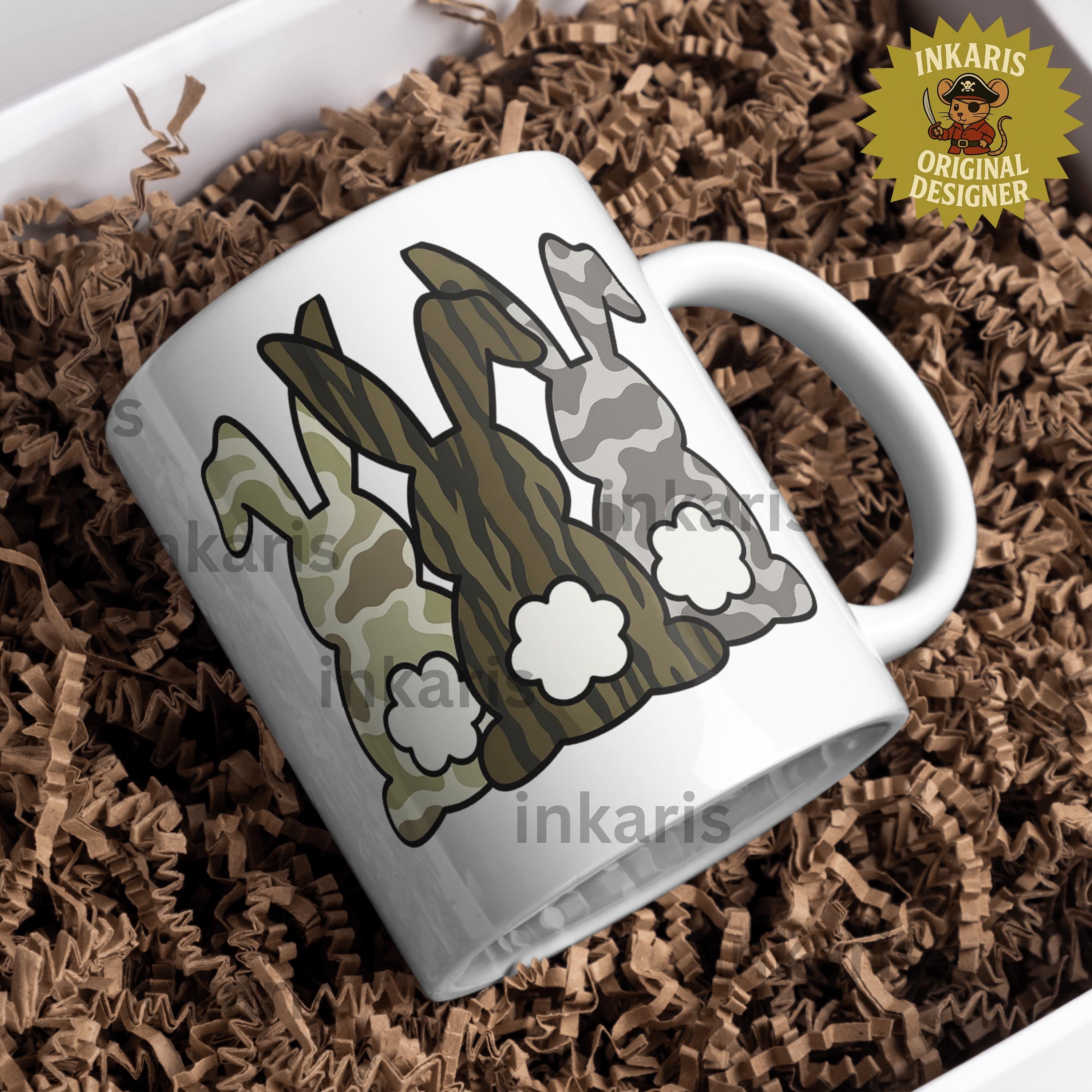 Camo Bunny PNG: Funny Hunting Rabbit Clipart (digital Download - Etsy