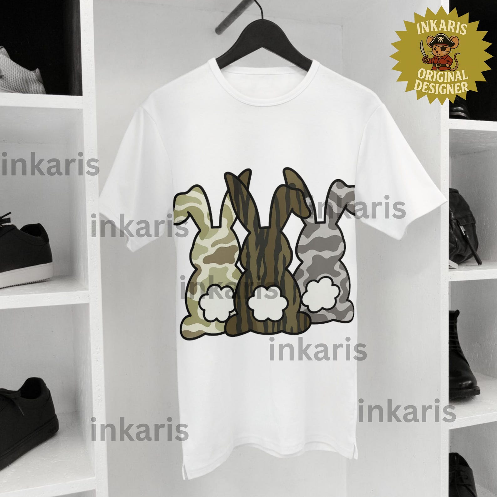 Camo Bunny PNG: Funny Hunting Rabbit Clipart (digital Download - Etsy