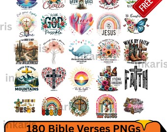 Bible Verse Quotes Png, Christian Bundle, Jesus Png, Faith Printable ...