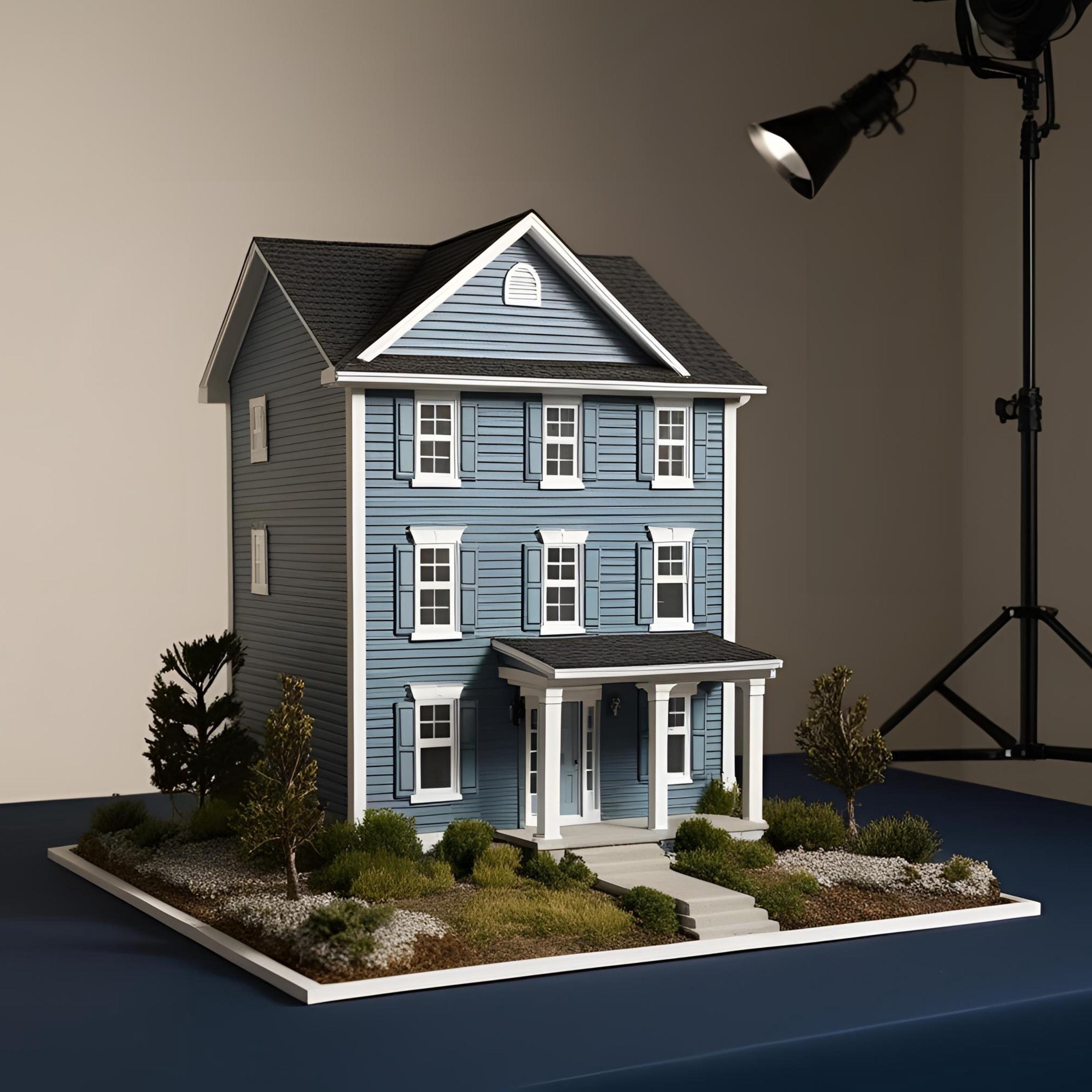 Custom House Model | Personalized Miniature Home | 3D Replica ...