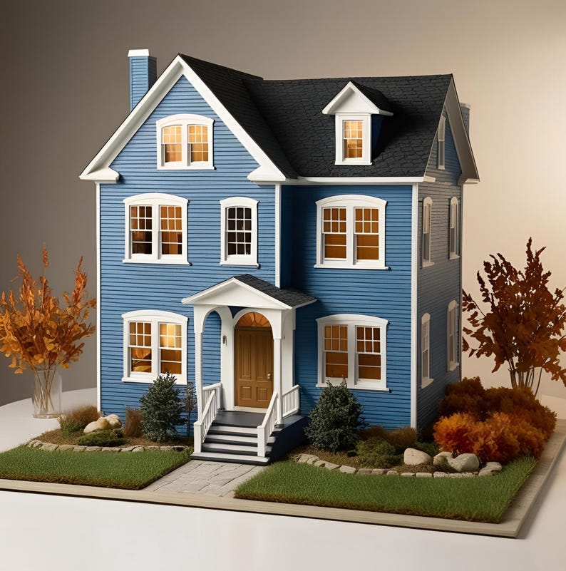Custom House Model | Personalized Miniature Home | 3D Replica ...