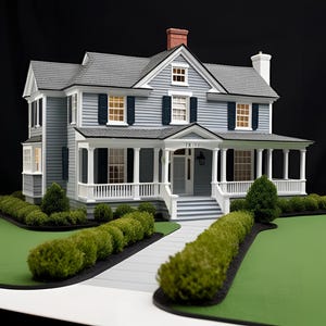 Custom House Model | Personalized Miniature Home | 3D Replica ...