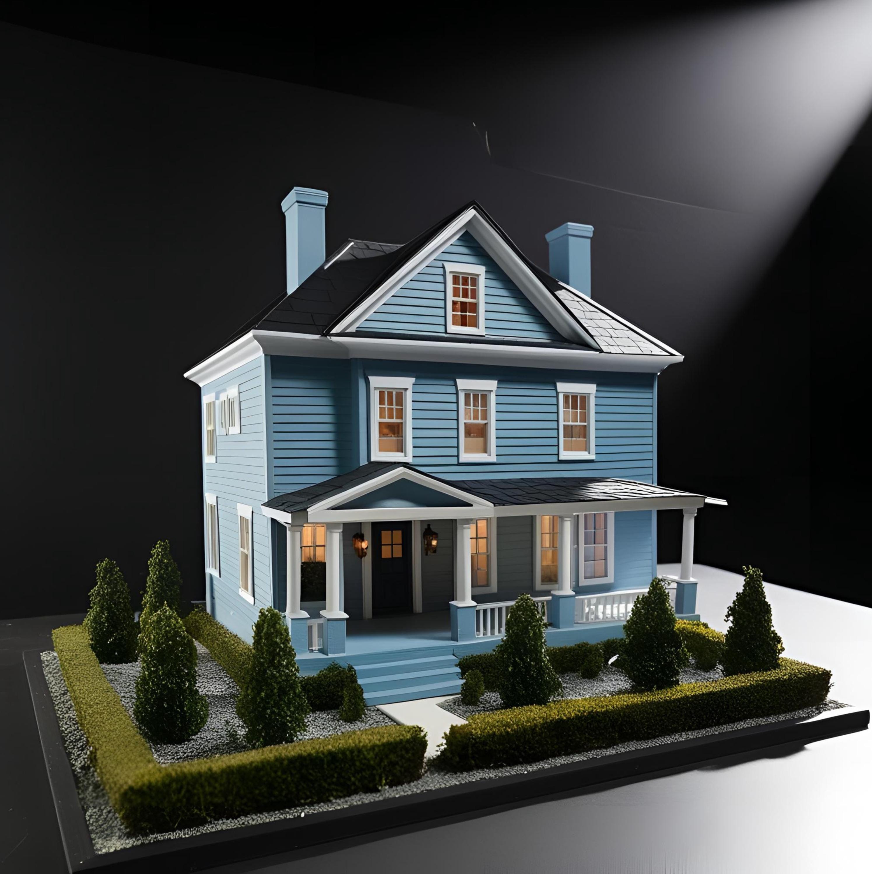 Custom House Model | Personalized Miniature Home | 3D Replica ...