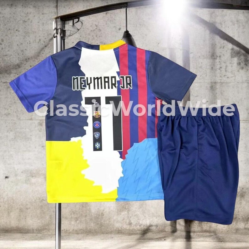 Santos Neymar Jr Kids Kit | Neymar Soccer Kit | Neymar Barca Jersey ...