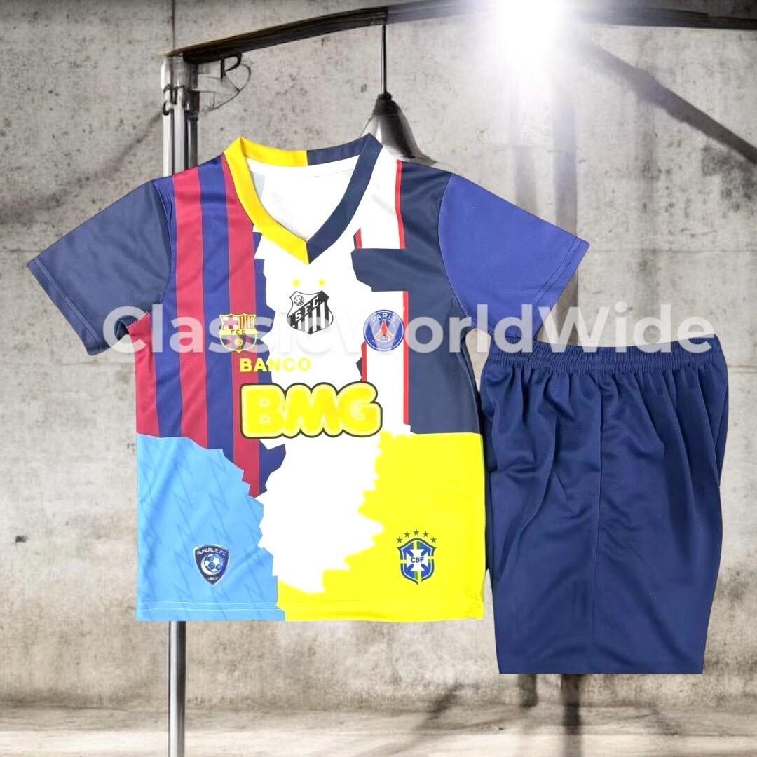 Santos Neymar Jr Kids Kit | Neymar Soccer Kit | Neymar Barca Jersey ...